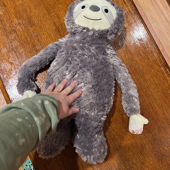 Huggaluggas | Toys | Huggaluggas Gray Plush Sloth Toy | Poshmark